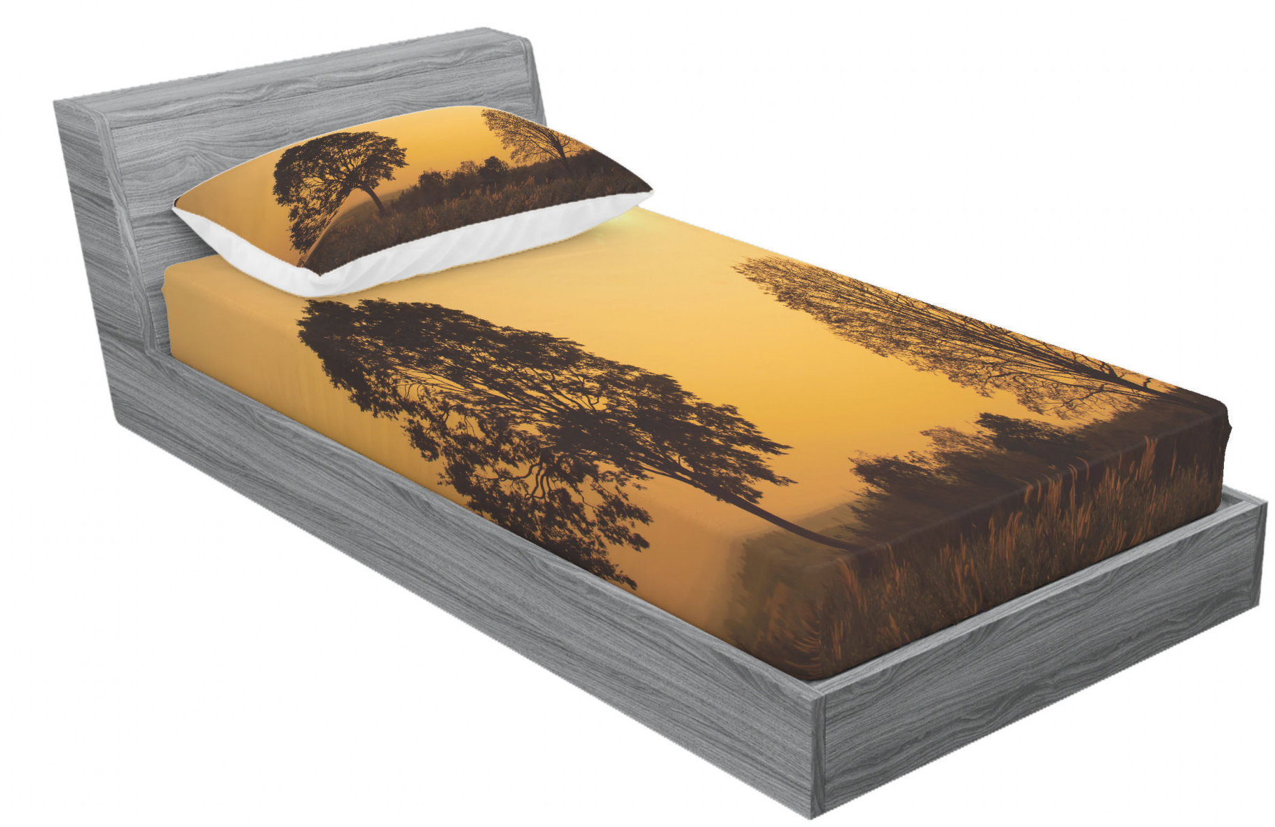 Ambesonne Tree Sheet Set | Wayfair