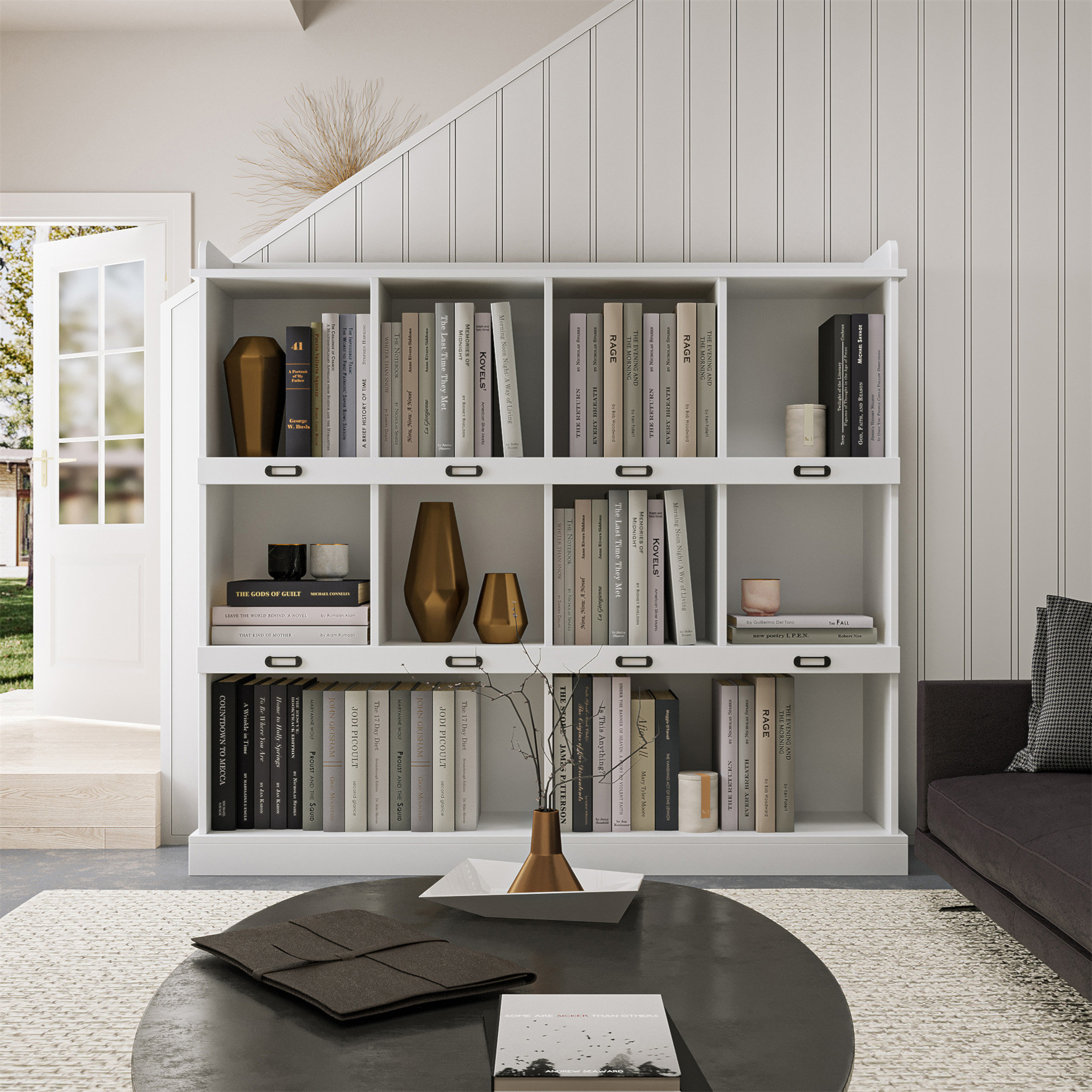 Latitude Run® 10-Shelf Bookcase | Wayfair