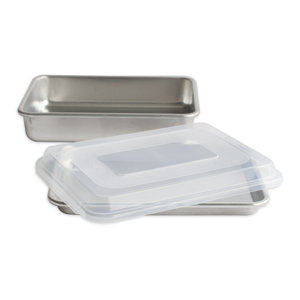 Nordic Ware Natural Commercial 3 Piece Bakers Set with Lid & Reviews ...