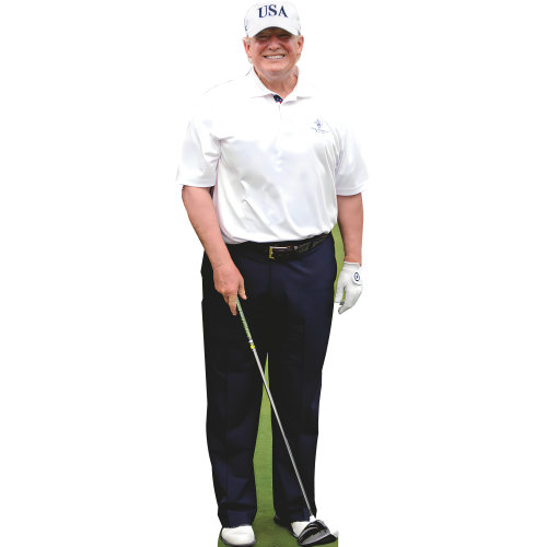 Wet Paint Printing H38281 Donald Trump Golf Club Cardboard Cutout ...