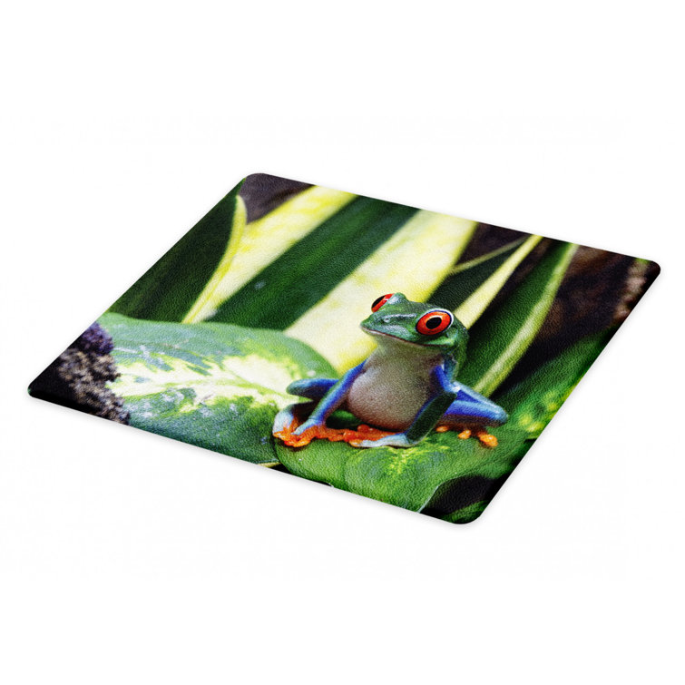 Bless international East Urban Home Glass Frogs Cutting Board - Wayfair ...