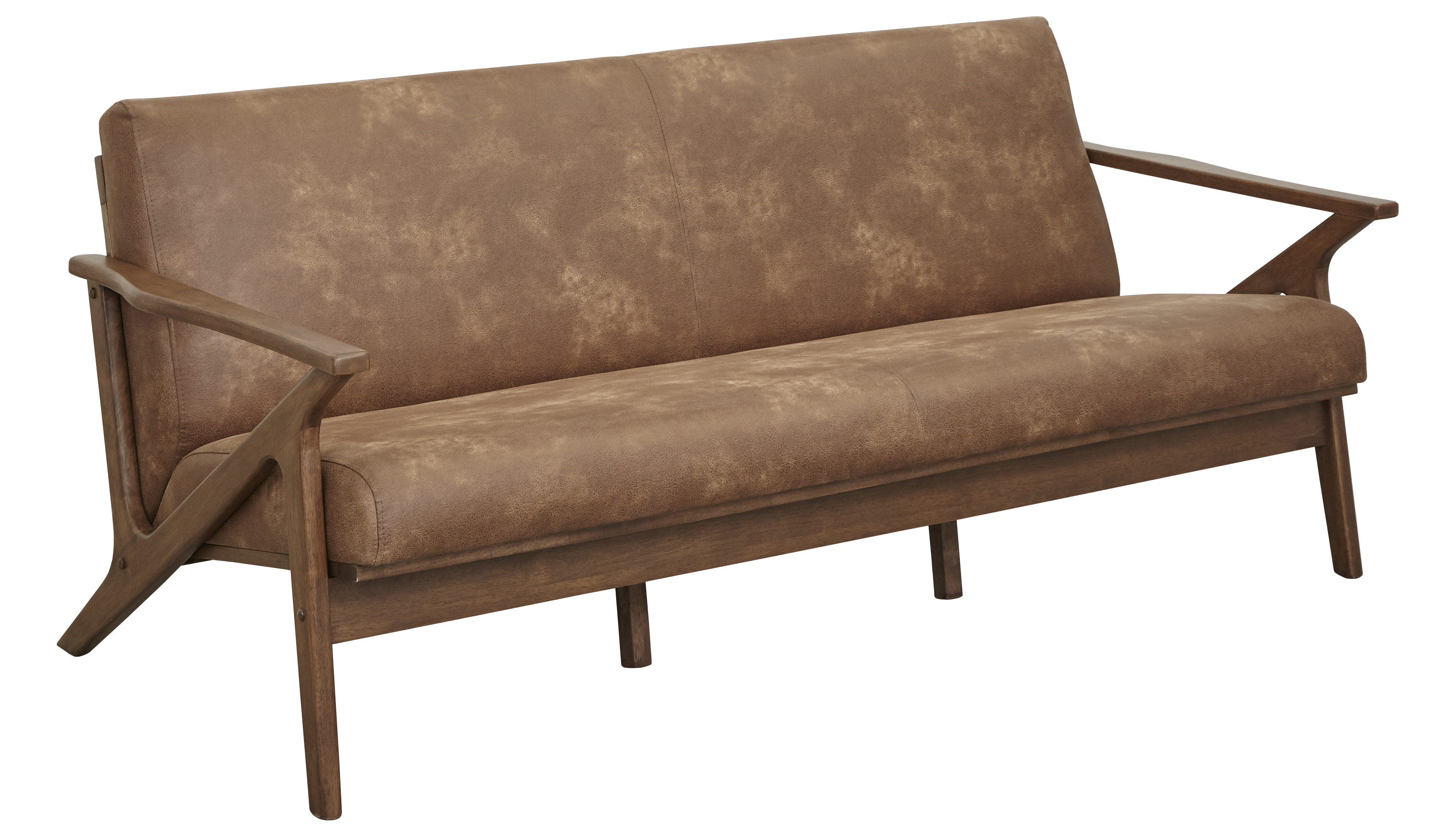 Union Rustic Choudhury 72" Faux Leather Square Arm Sofa & Reviews | Wayfair