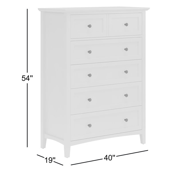 Birch Lane™ Renee 5 - Drawer Dresser & Reviews | Birch Lane