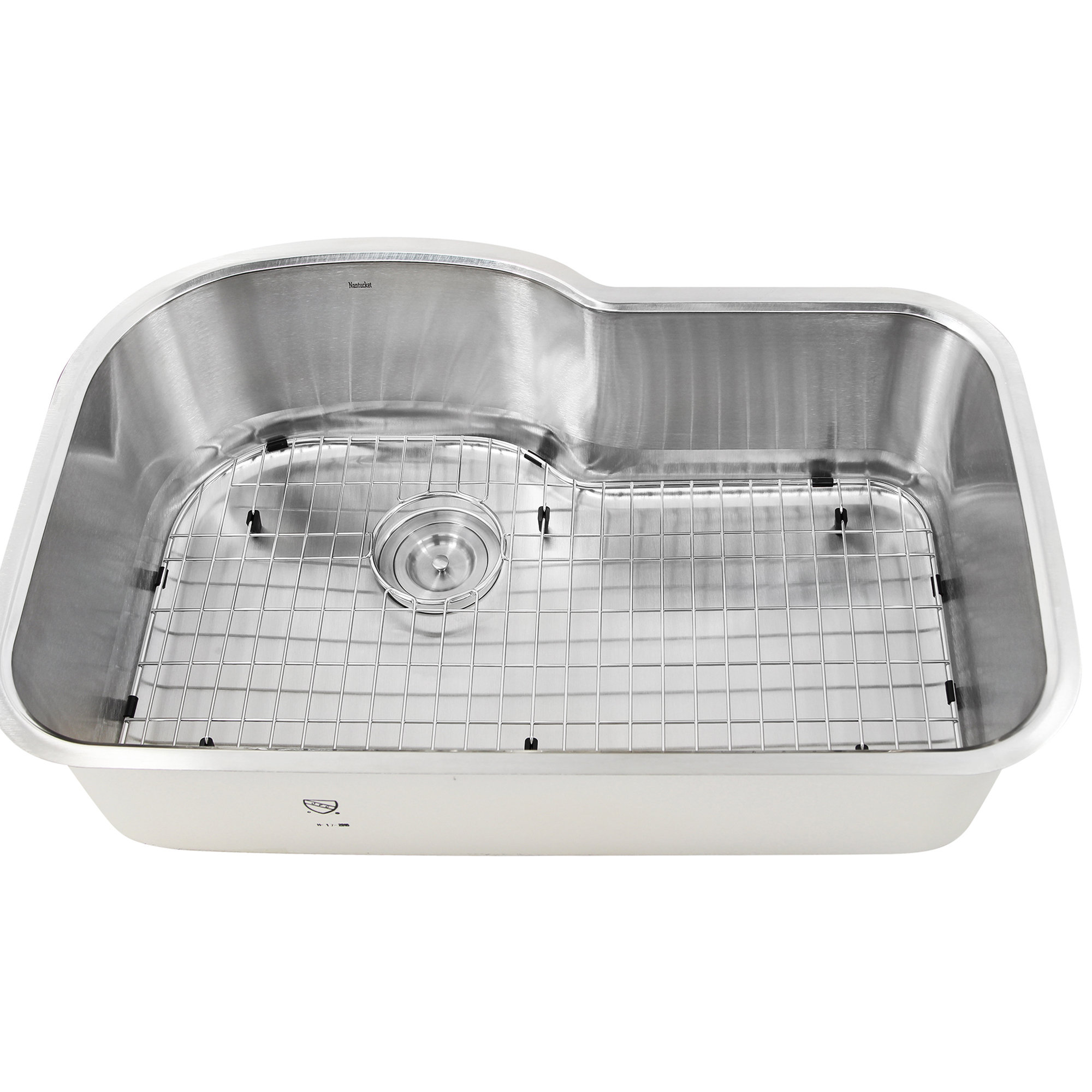 Nantucket Sinks Sconset Oblong Stainless Steel 32 " L x 21" L ...