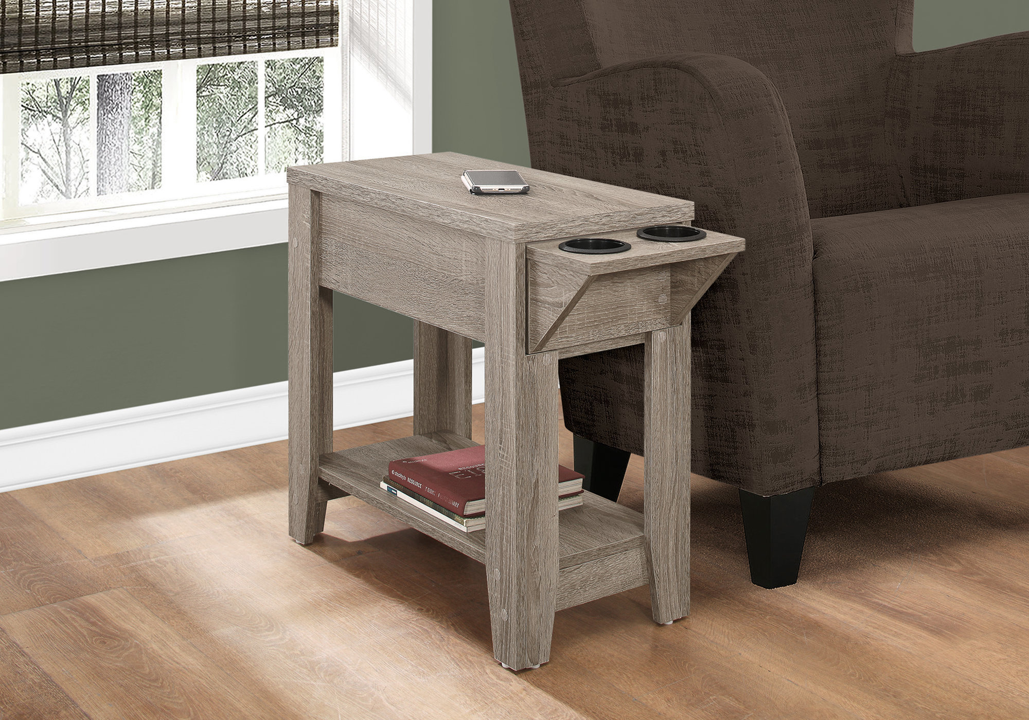 Gracie Oaks Accent Table, Side, End, Storage, Lamp - Wayfair Canada