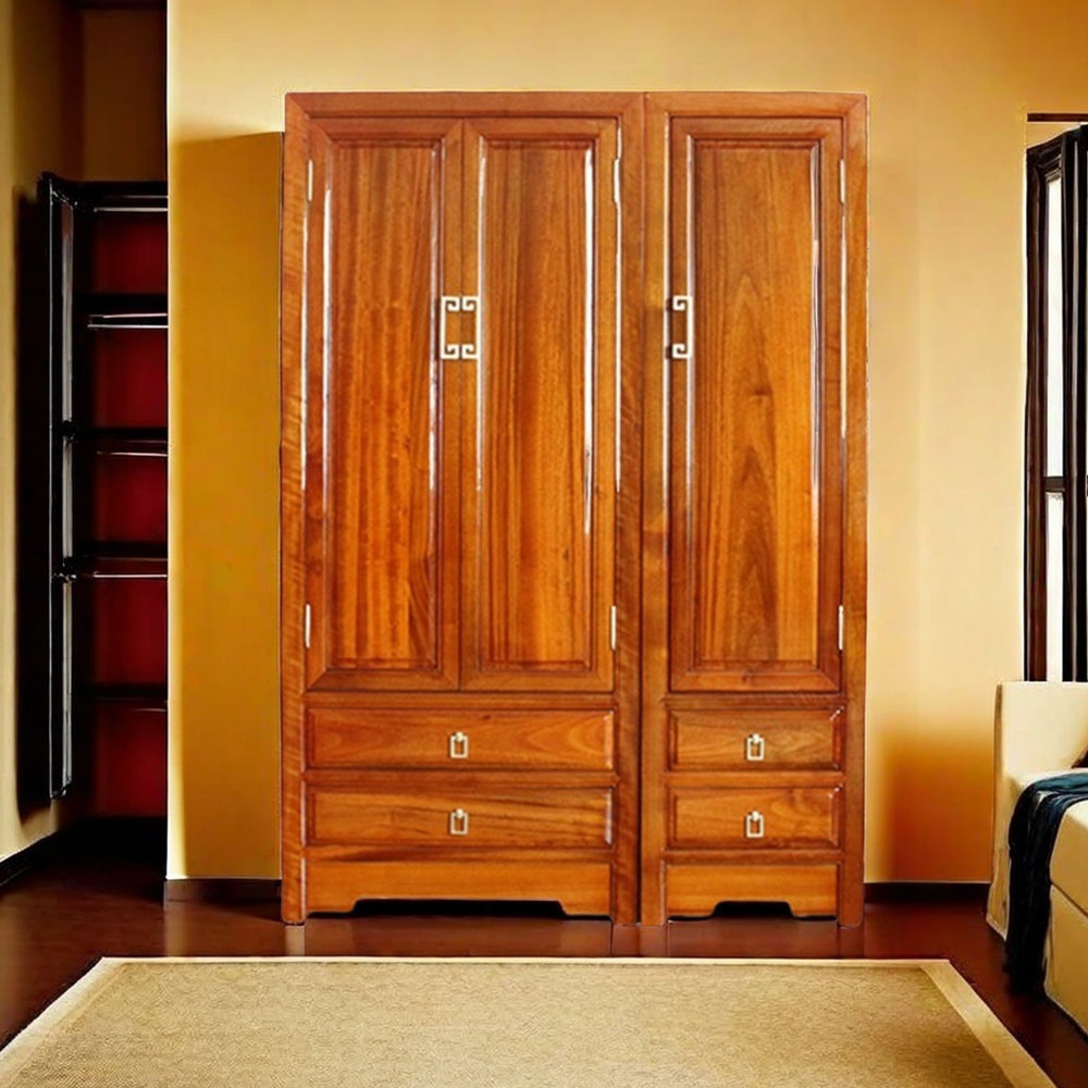 Parttlion Chinese style light luxury simple wardrobe | Wayfair