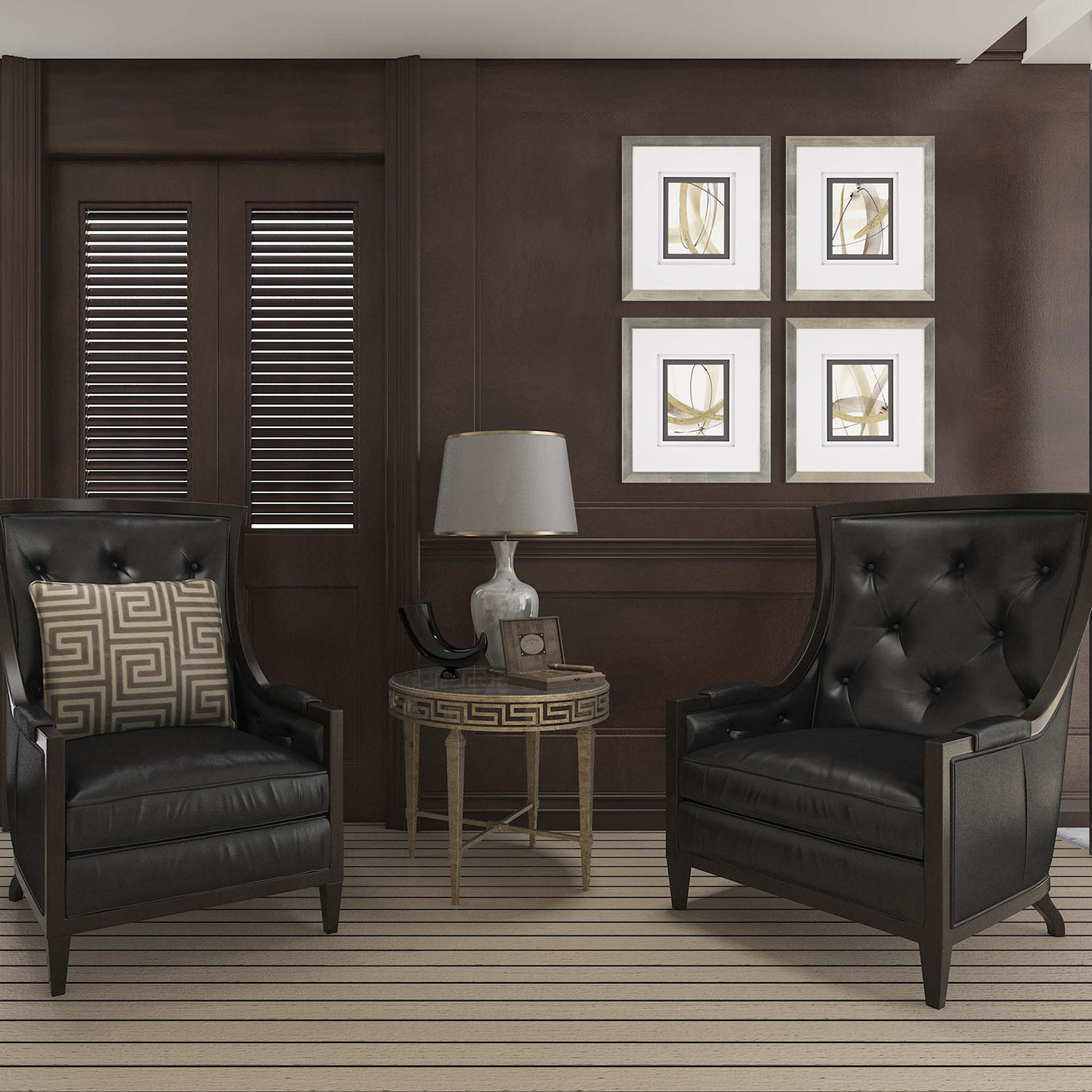 Paragon Scroll Series II Framed Art | Wayfair