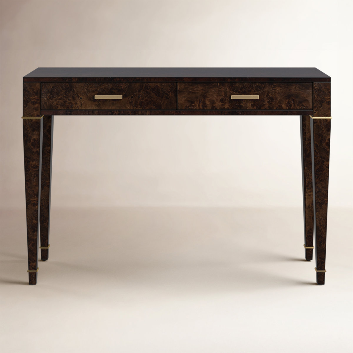 Butler Kai 2 Drawer 45" Burl Wood Console Table & Reviews | Perigold