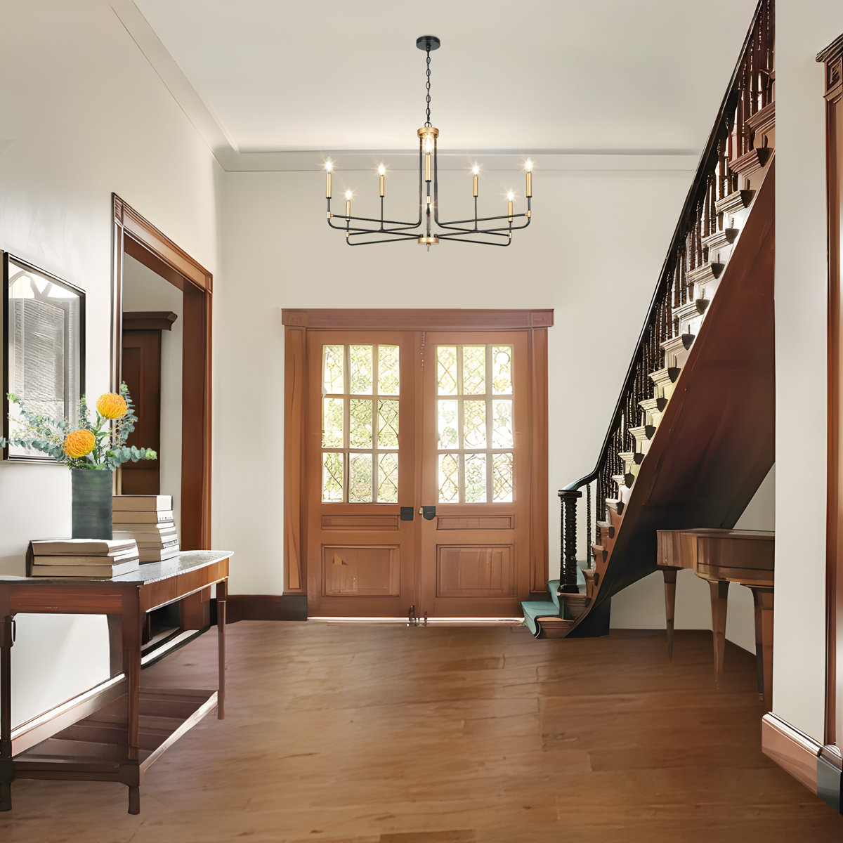 17 Stories Escarment 9-Light 39.4" Wide Large Dimmable Classic ...