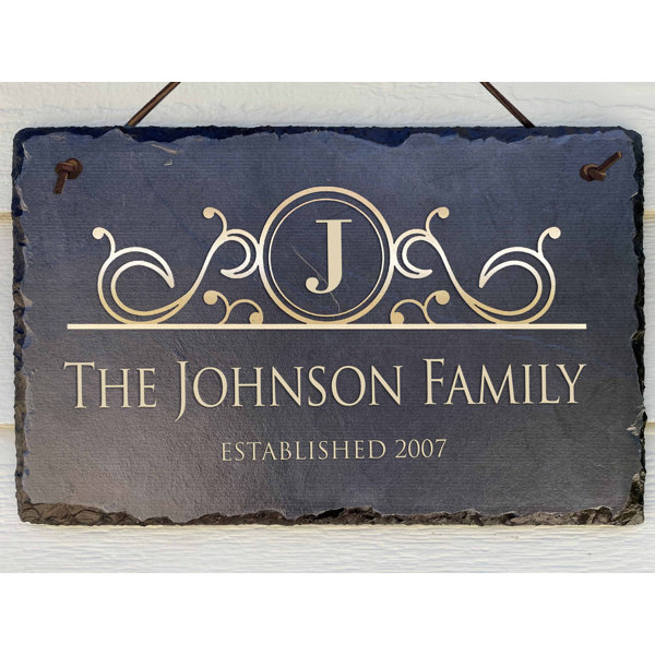 SassySquirrelInk Sassy Squirrel Ink Personalized Slate Stone Address ...