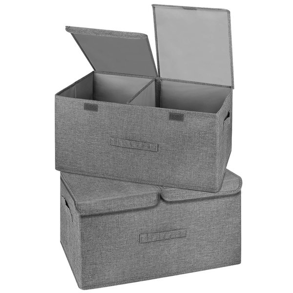 Latitude Run® Fabric Storage Bin Set | Wayfair