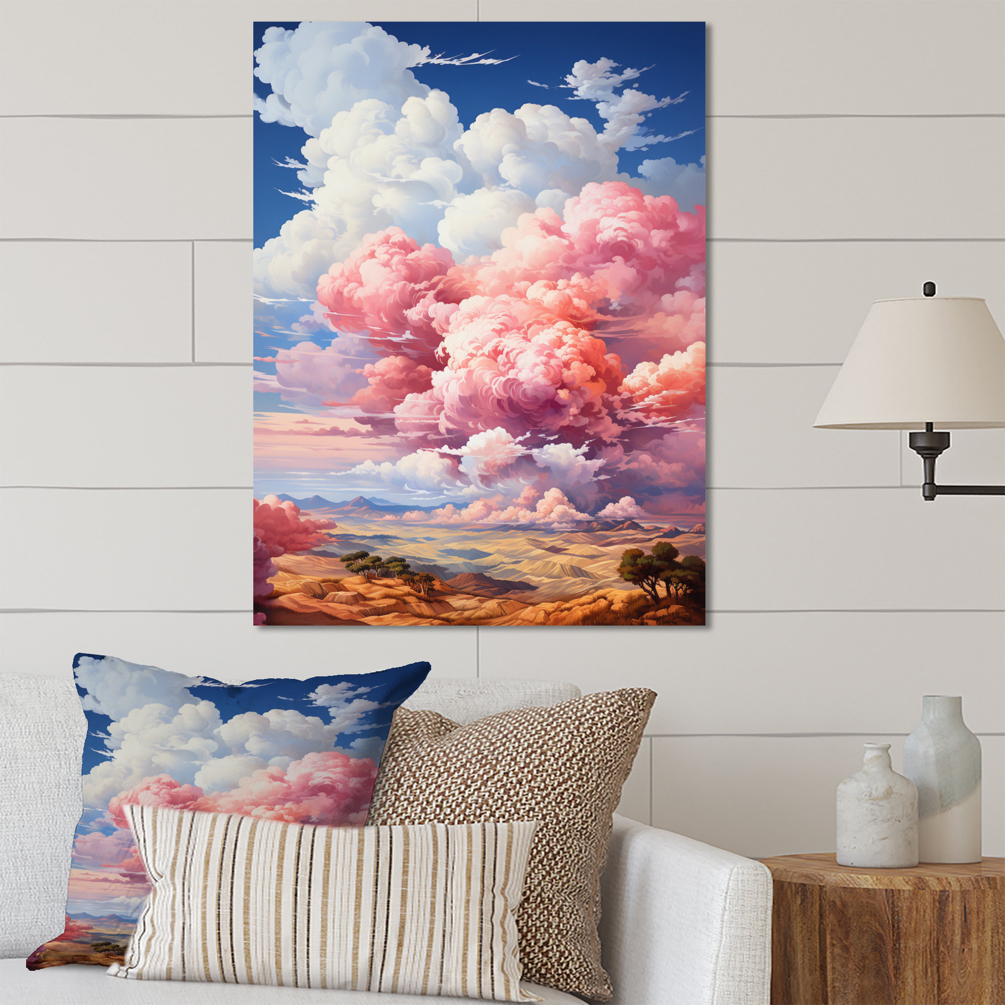 Red Barrel Studio® Clouds Skys Canvas VII On Metal Print | Wayfair