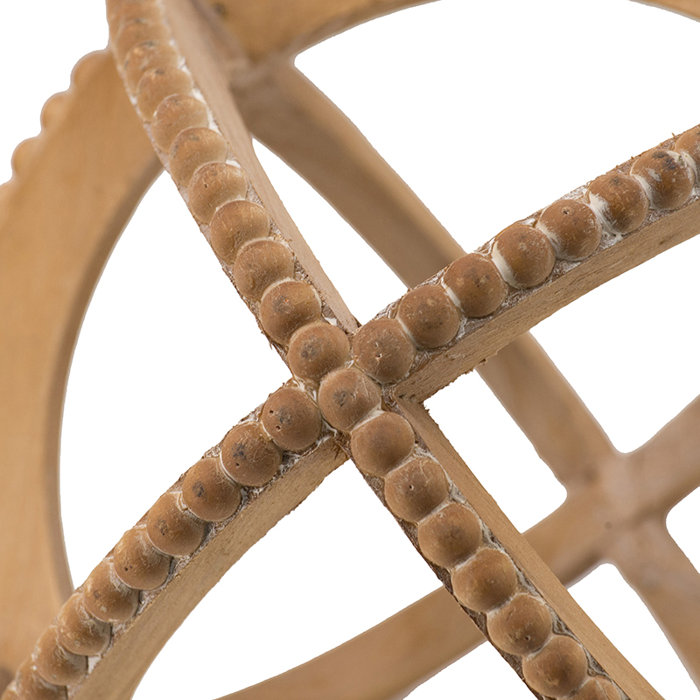 Delaney Decorative Ball Table Accent with Bead Trim & Reviews | Birch Lane