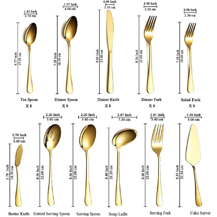 Mercer41 Lawanza Stainless Steel Flatware Set - Service for 8 & Reviews ...