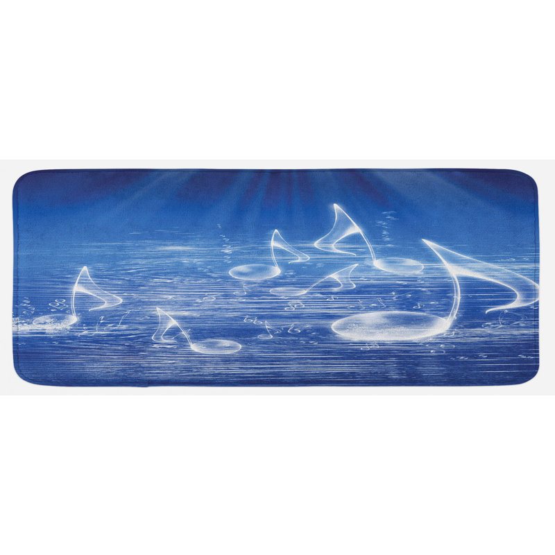 East Urban Home Music Kitchen Mat | Wayfair