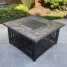 Endless Summer Elizabeth by Endless Summer, Square LP Gas Fire Pit ...