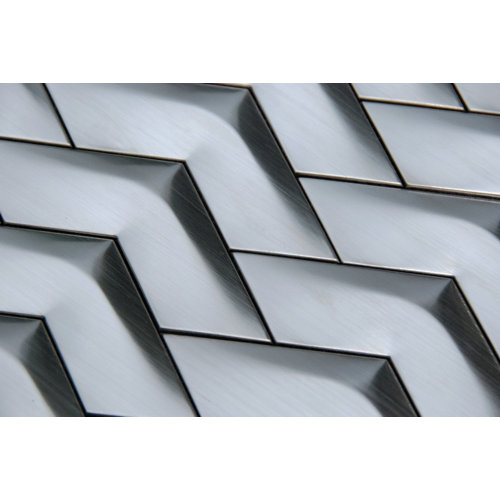 Luxsurface 3D ArrowheadMetal Mosaic Wall & Floor Tile | Wayfair