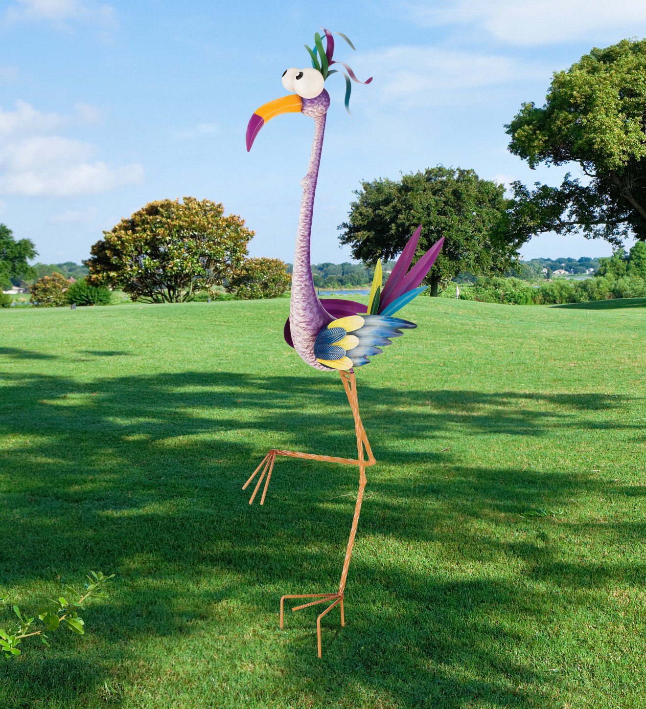 Regal Art & Gift Goofy Bird Stake - Crane & Reviews | Wayfair