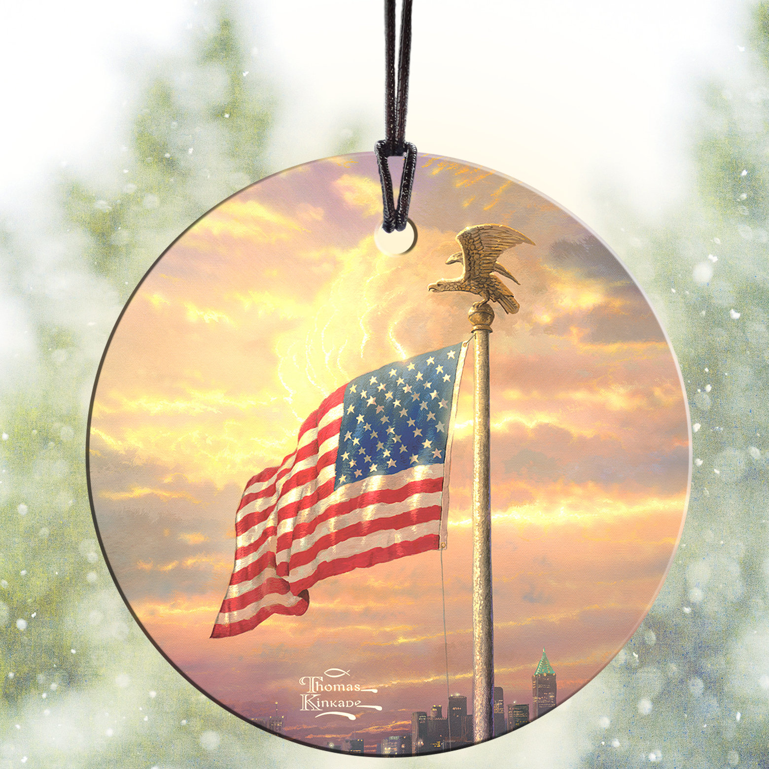 Trend Setters Thomas Kinkade - Lumière de la liberté - Décoration en ...
