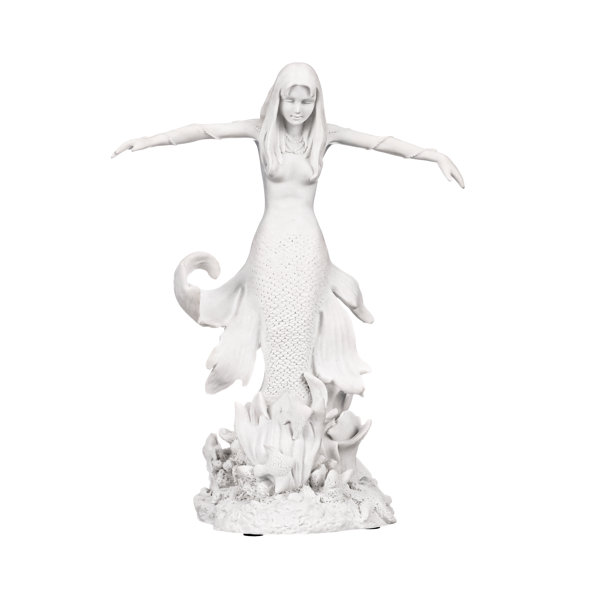 Design Toscano Ocean's Queen Mermaid Figurine & Reviews | Wayfair
