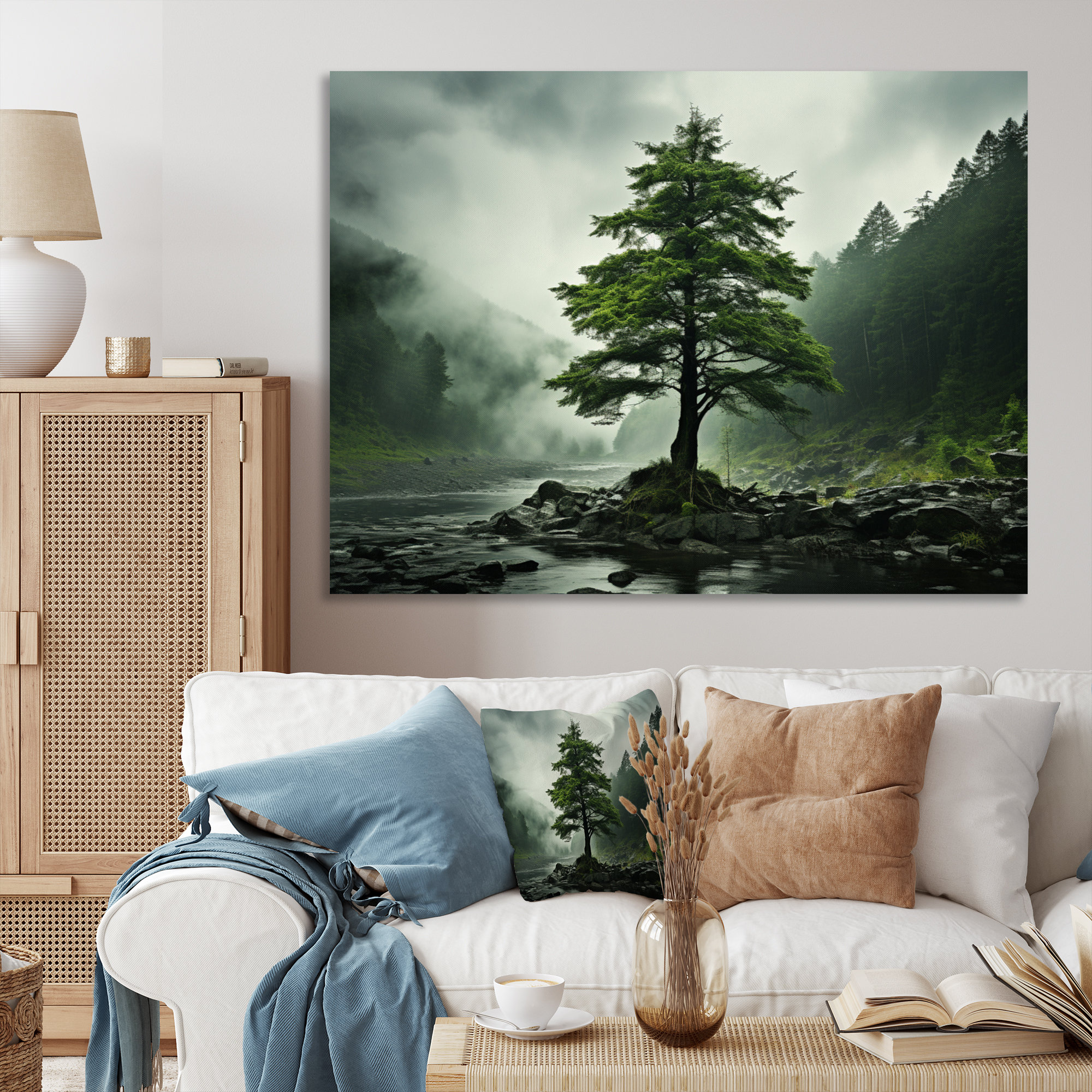Millwood Pines Tree Whispering Pines I On Canvas Print | Wayfair