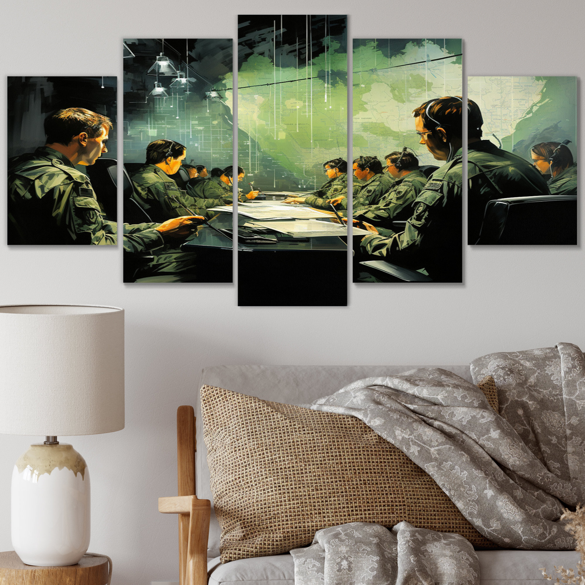 Winston Porter Military Mission Command II - Army Wall Art Print - 5 ...
