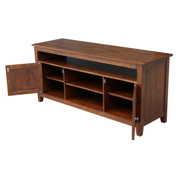 Loon Peak® Ramapo Solid Wood TV Stand for TVs up to 65" & Reviews | Wayfair