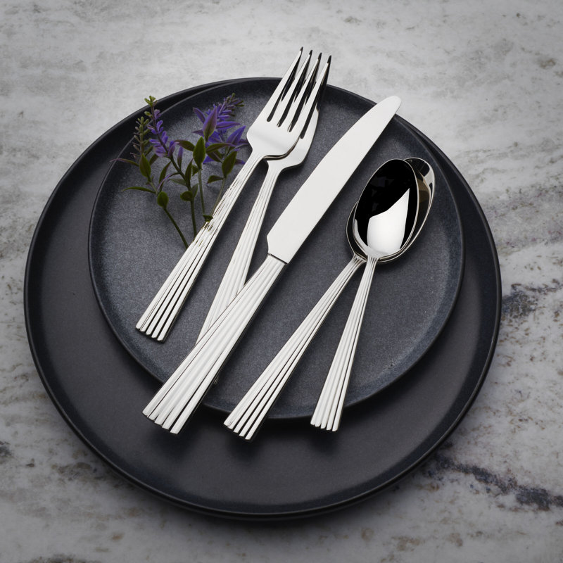 Mikasa Oaklyn 20-Pc Flatware Set, Stainless Steel, Service For 4 | Wayfair