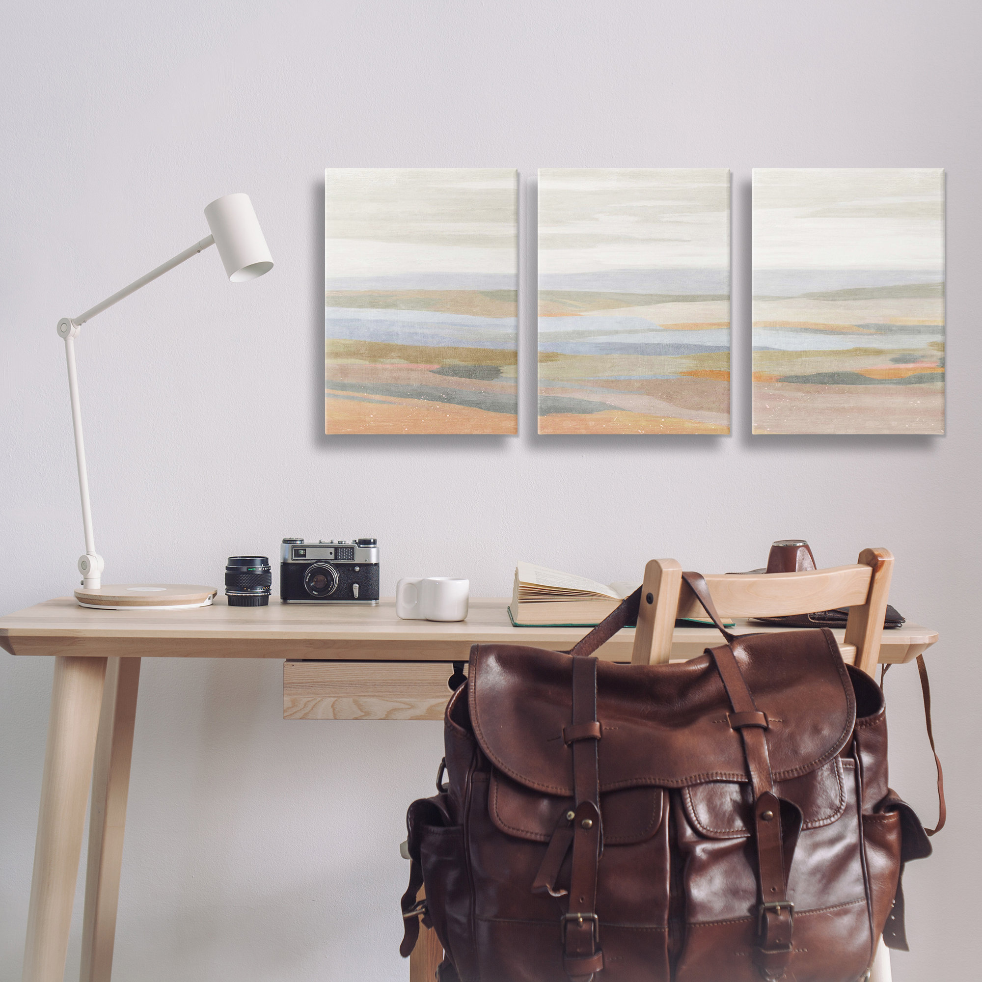 Beachcrest Home™ Beachy Mellow Landscapes 3 PC Canvas Wall Art Set by ...