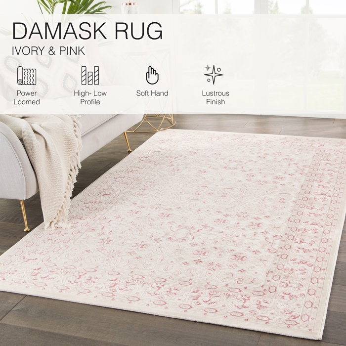 Kelly Clarkson Home Ashley Pink/Cream Rug & Reviews | Wayfair