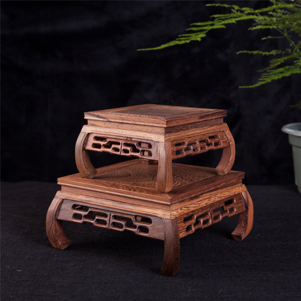 Bungalow Rose Melanni Rosewood Plant Stand & Reviews | Wayfair