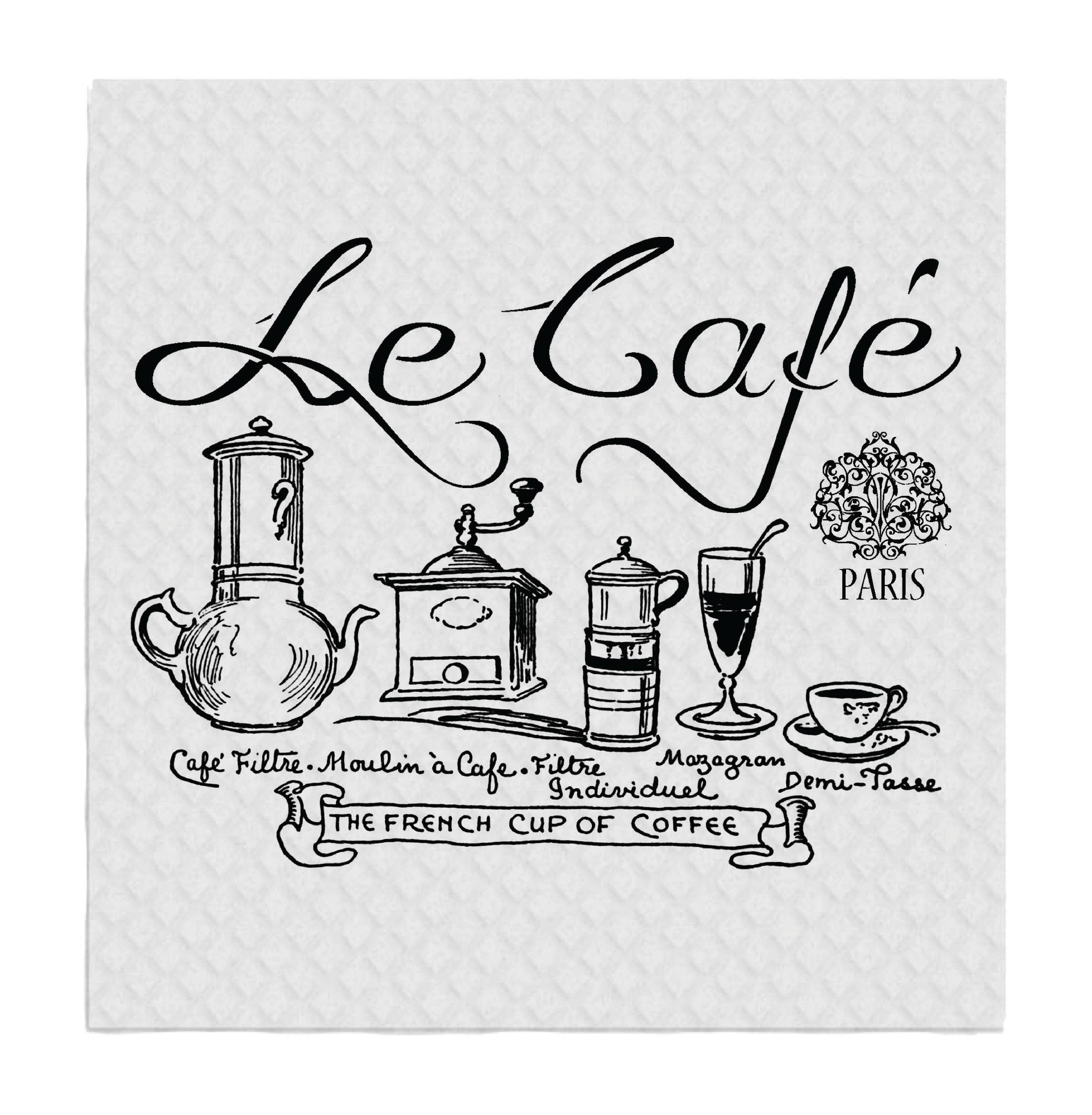 Ophelia & Co. Le Cafã© French Cup Of Coffee, SWEDISH DISH CLOTHS ( Set ...
