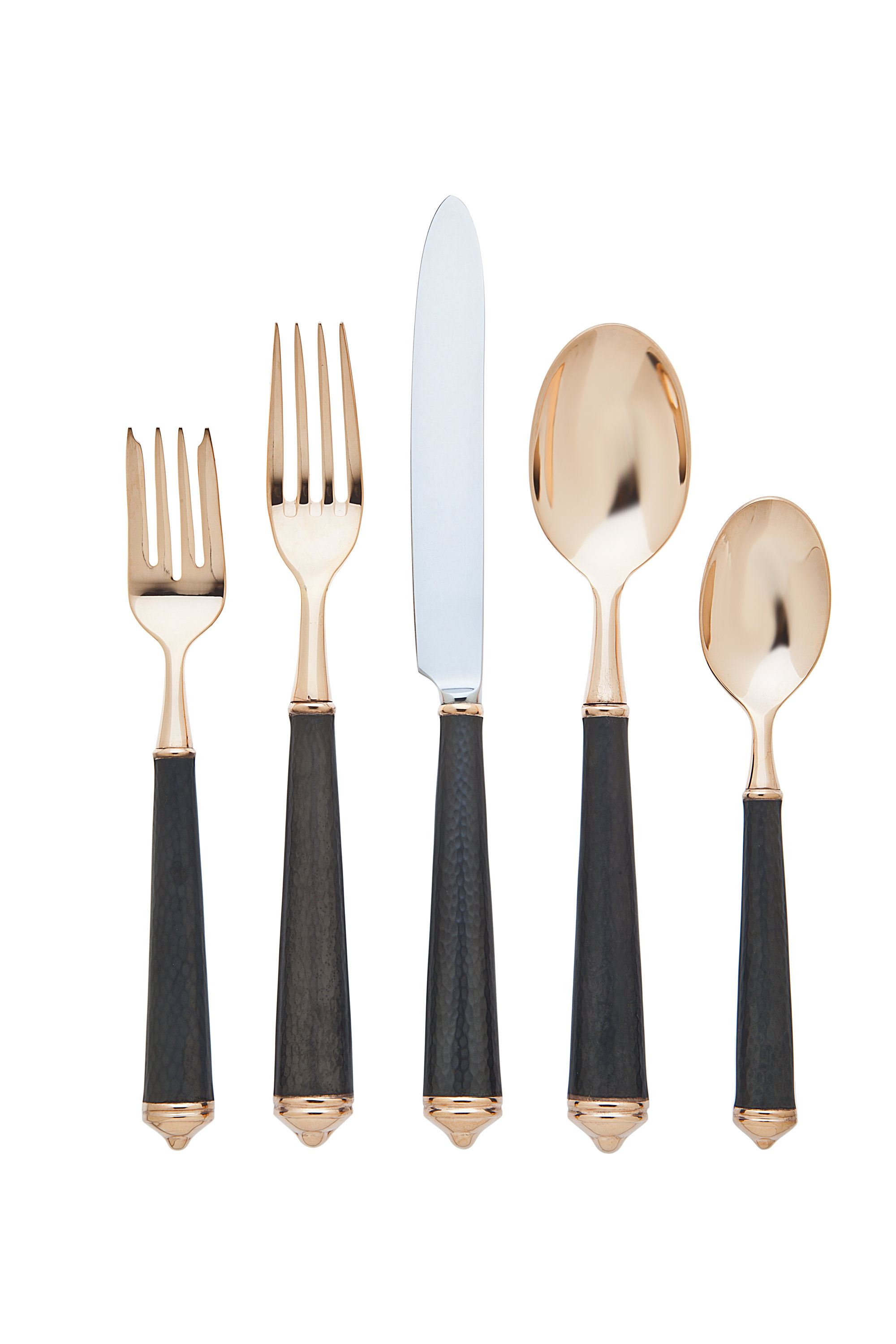 Ricci Argentieri Leopardo 5 Piece Flatware Set, Service for 1 | Wayfair