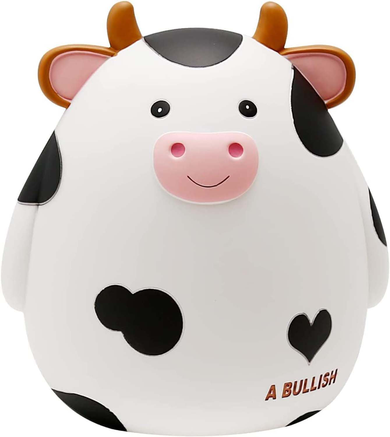 Zoomie Kids Cow Piggy Bank, Unbreakable Coin Box For Kids, Cute Animal ...