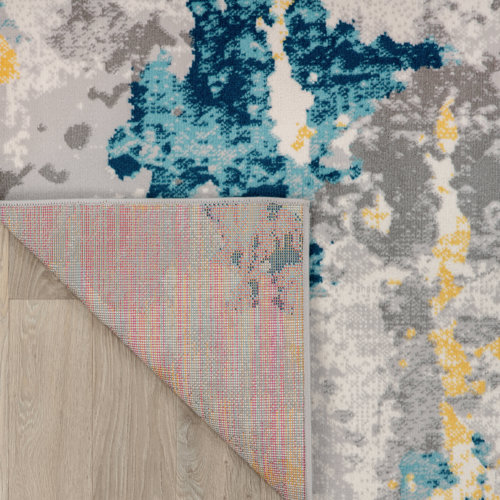 Wrought Studio Sianna Abstract Rug & Reviews | Wayfair