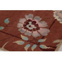 Rug & Kilim’S Chinese Art Deco Inspired Square Rug, Vibrant Florals On ...