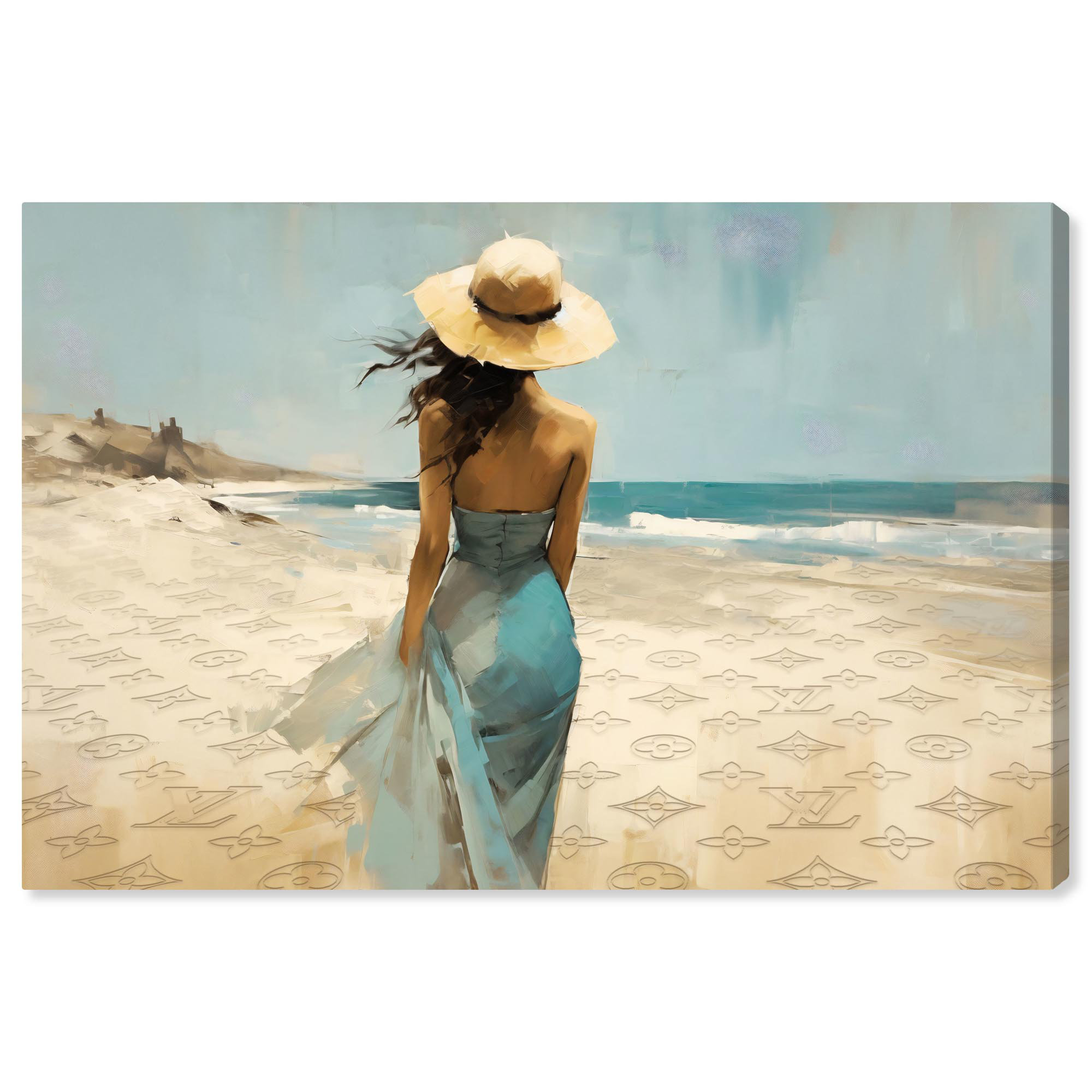 Art Remedy She Dreams of the Sea Glam Beach Wall Art by Art Remedy ...
