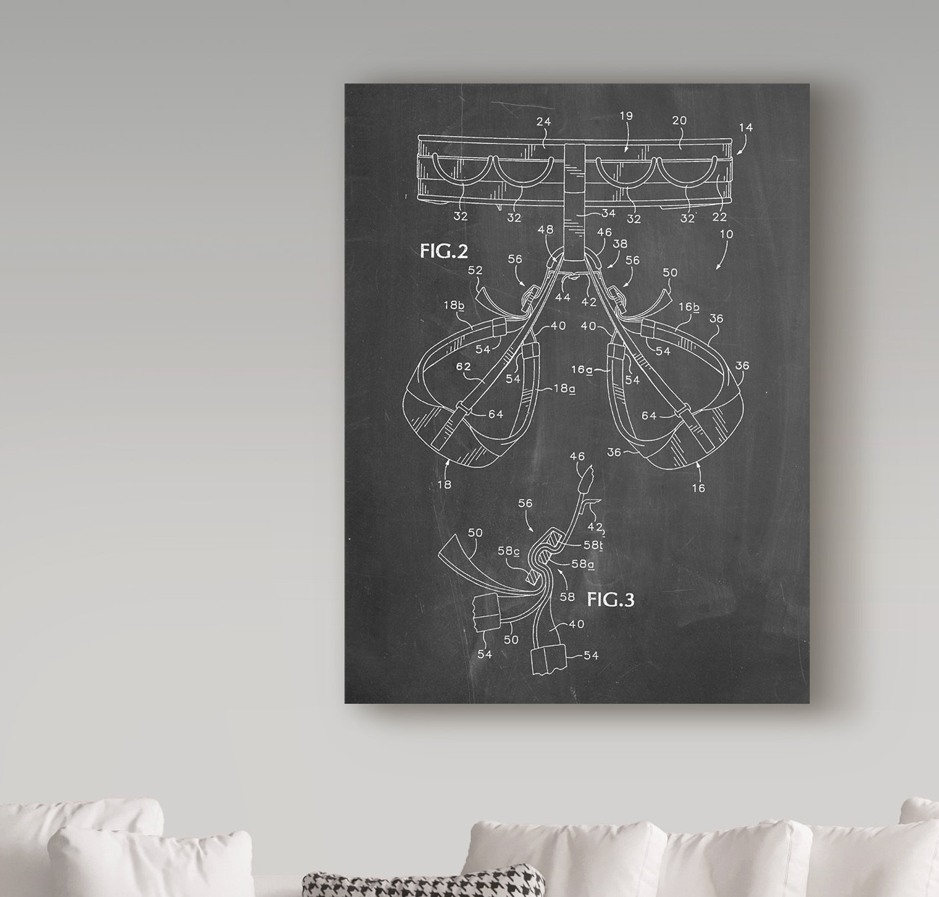 Trademark Fine Art 'Harness' Drawing Print on Wrapped Canvas | Wayfair