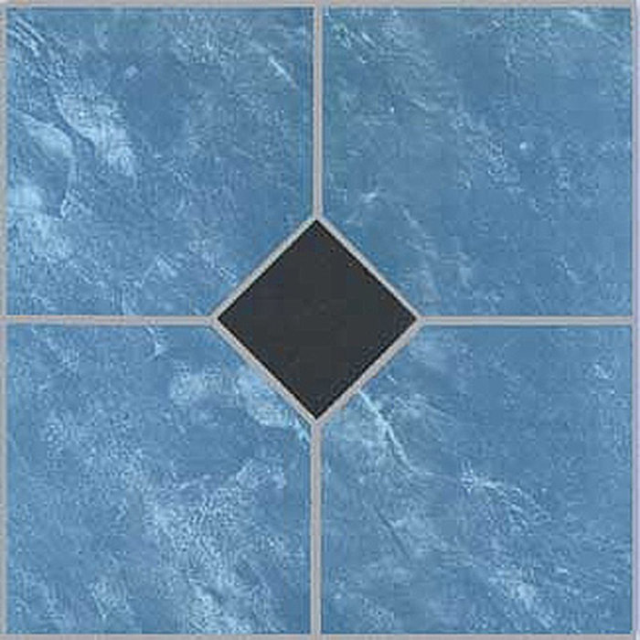 WovenTrends Vinyl Self Adhesive 12x12 Inches Floor Tile 1.2 mm Thick ...