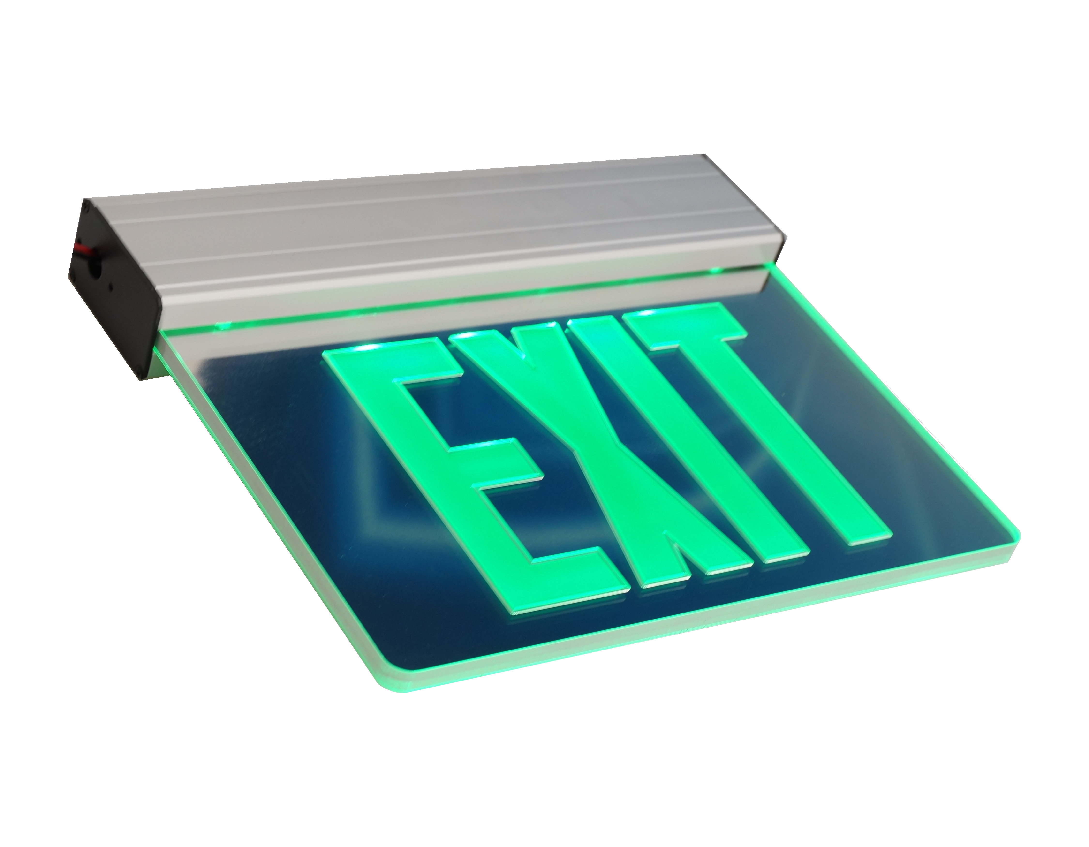 NICOR Lighting Aluminum Edge Lit LED Exit Sign | Wayfair
