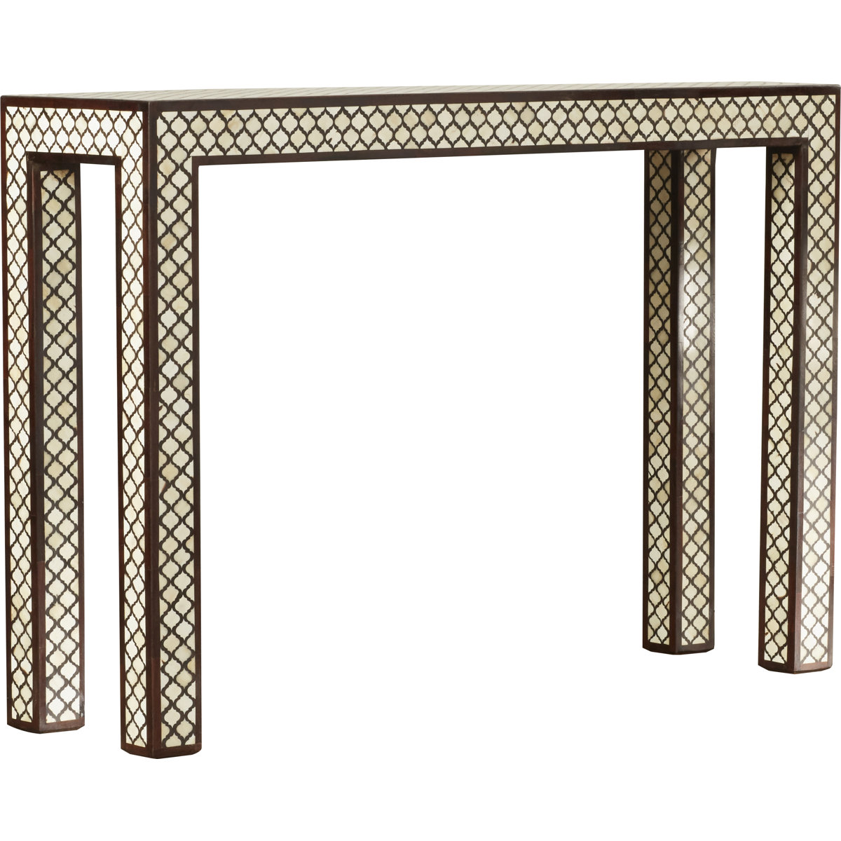 Butler Basan Wood & Bone Inlay Console Table & Reviews | Perigold