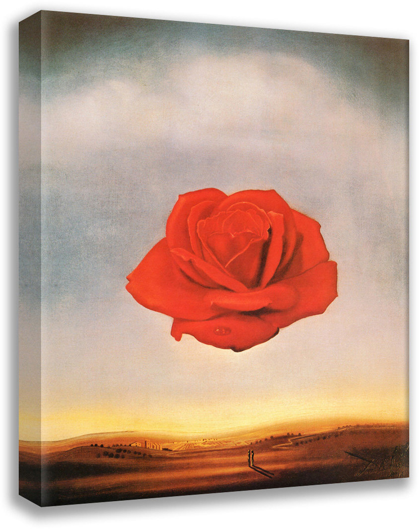 Lark Manor™ The Rose by Salvador Dali Gallery Wrapped Canvas | Wayfair