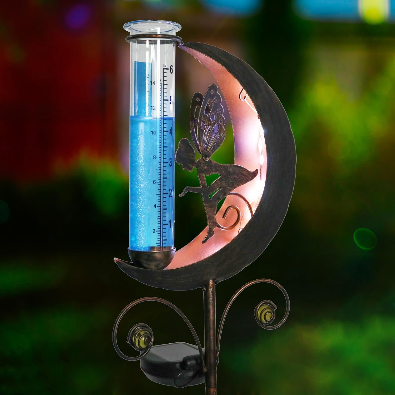 Arlmont & Co. Rain Gaug Outdoor, Rain Gauges For Outdoor/indoor With ...