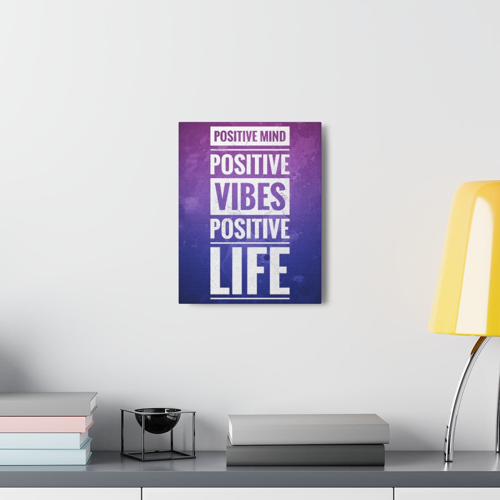 Trinx Positive Mind Positive Life - Wrapped Canvas Textual Art | Wayfair
