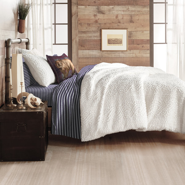 G.H. Bass Cable Knit Solid Colour Comforter Set & Reviews - Wayfair Canada