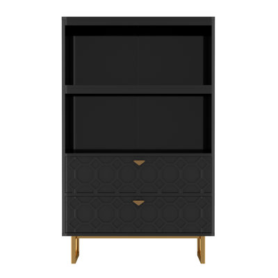 Lark Manor Araneli Storage Bookcase | Wayfair