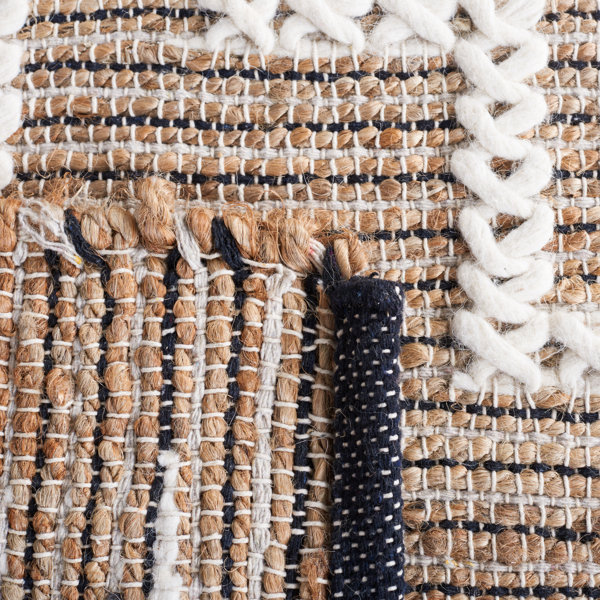 Wade Logan® Adriyel Handmade Flatweave Natural/Ivory Rug | Wayfair