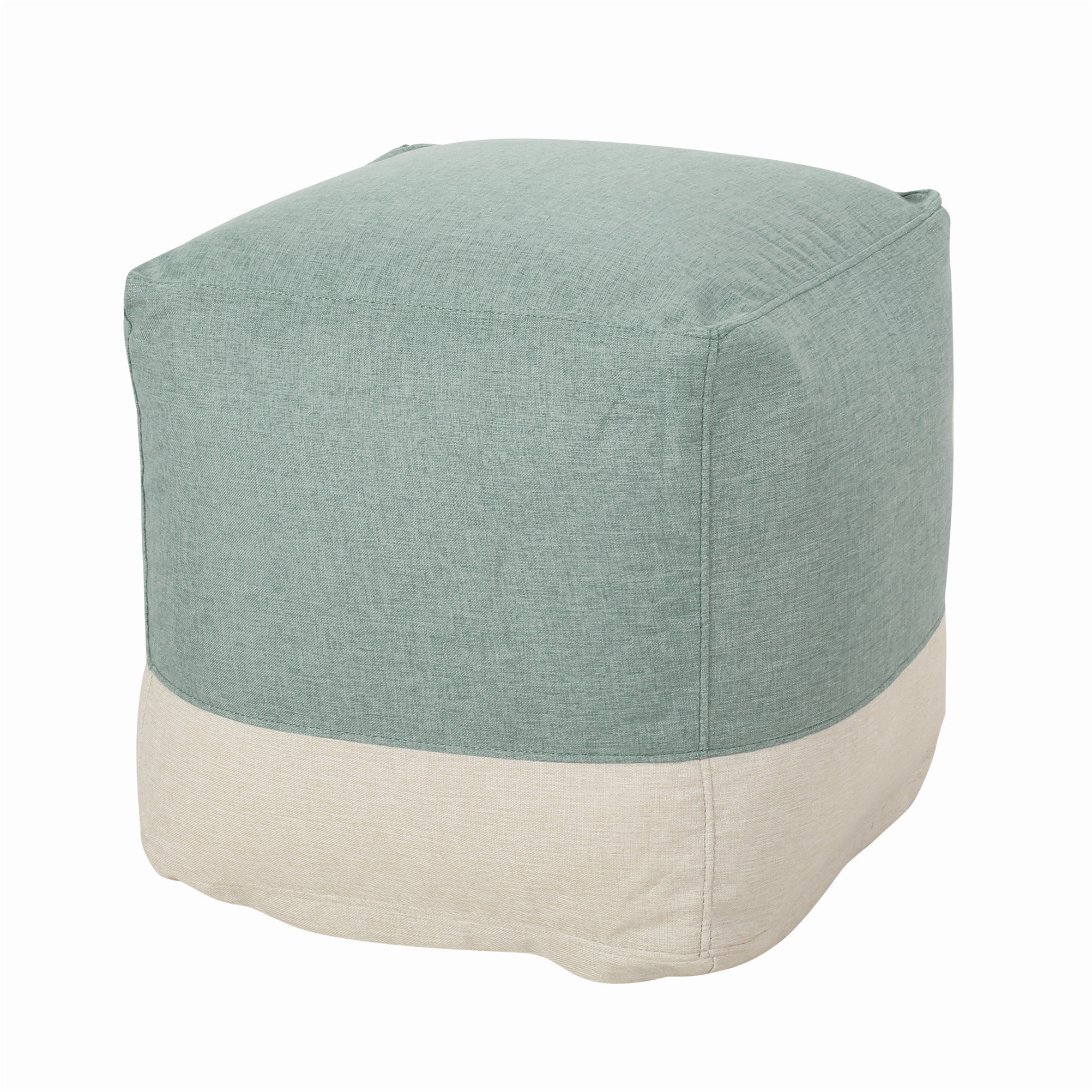 Highland Dunes Modern Design Fabric Square Pouf,Softness And Comfort ...
