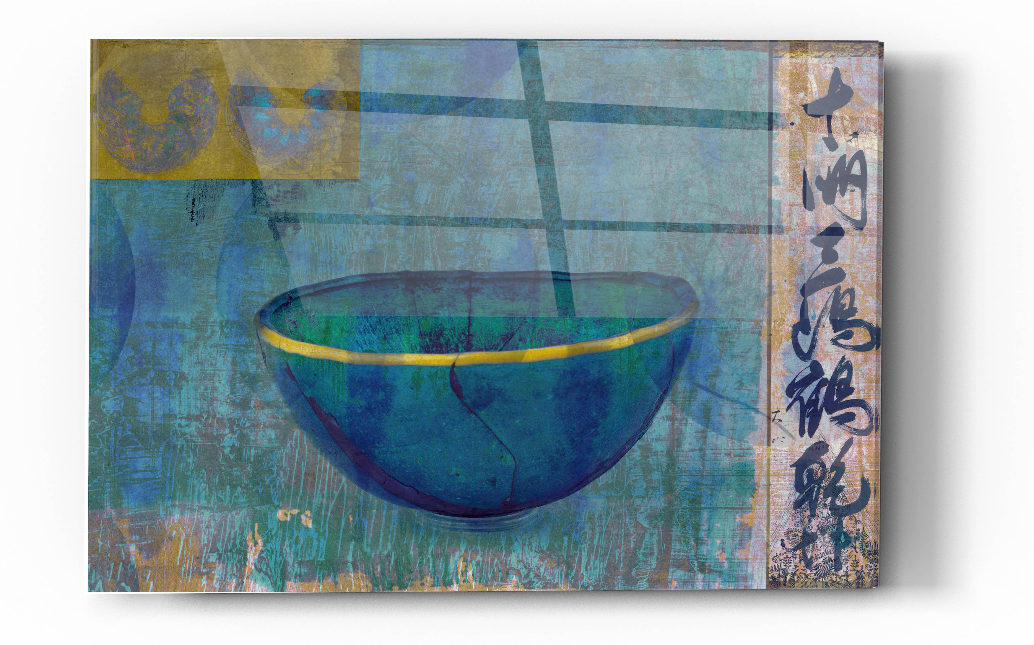 House of Hampton Blue Bowl Blue Bowl by Elena Ray - Unframed Print ...