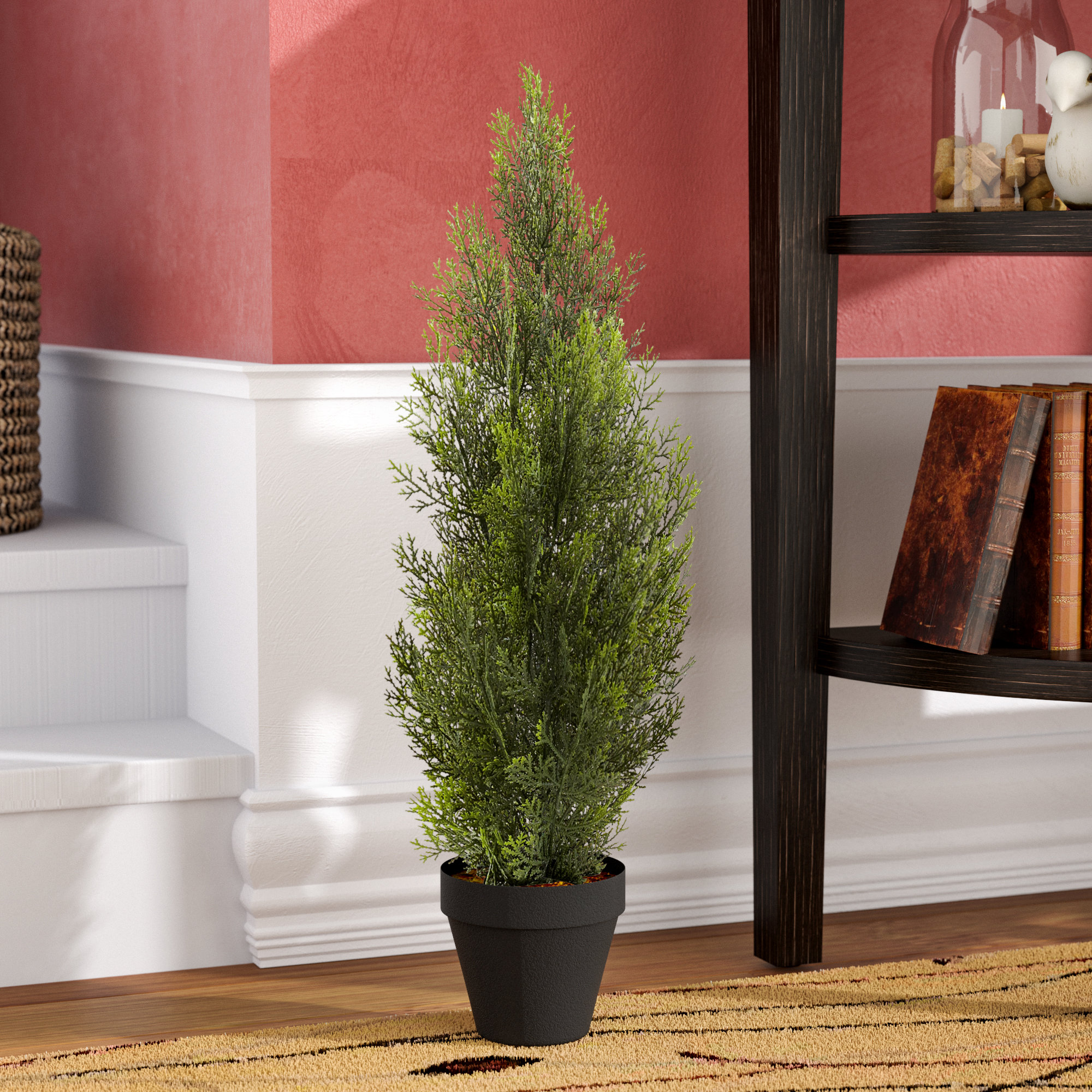 Steelside™ Artificial Mini Cedar Pine Foliage Tree in Pot & Reviews ...